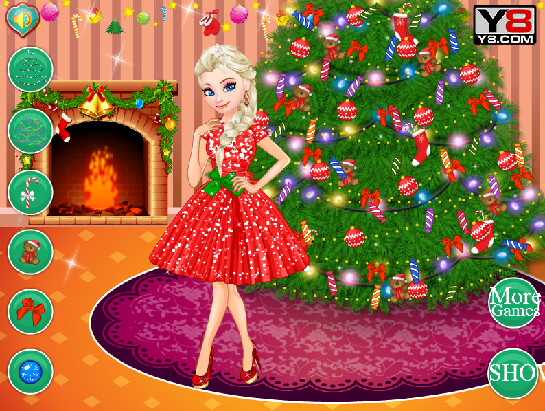 Elsa Decorate Christmas Tree - Play Online on Flash Museum 🕹️