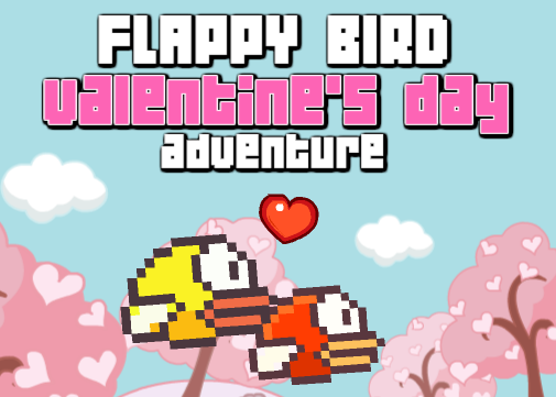 Flappy Bird Valentine's Day Adventure - Play Online on Flash Museum 🕹️