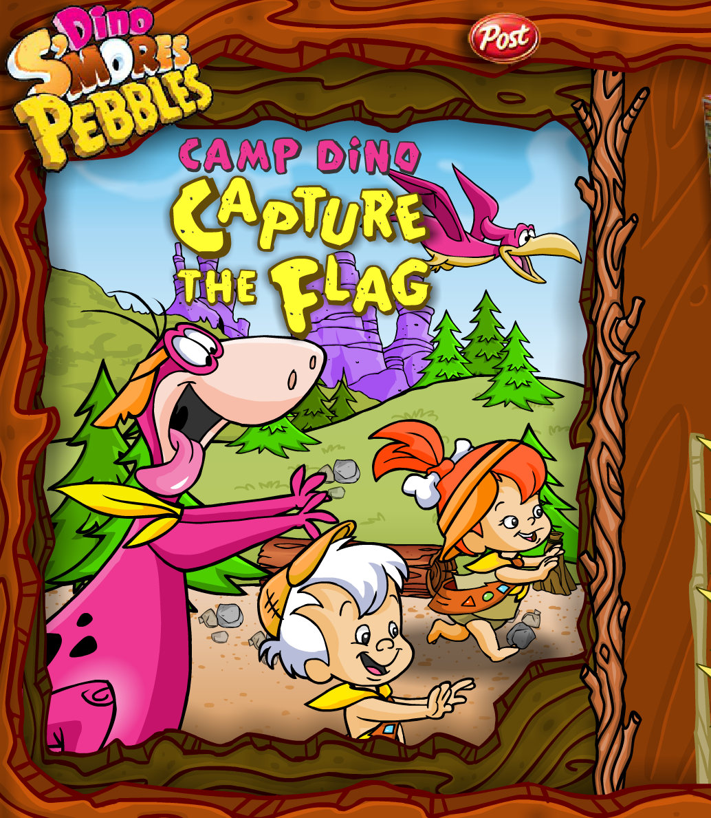 Flintstones Dino Smores Pebbles Camp Dino Capture The Flag Play Online On Flash Museum 🕹️