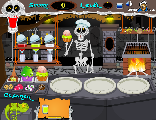 Halloween Graveyard Restaurant - Play Online on Flash Museum 🕹️