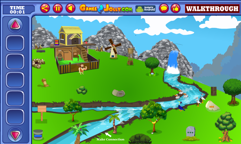 Hill Goat Escape - Play Online on Flash Museum 🕹️