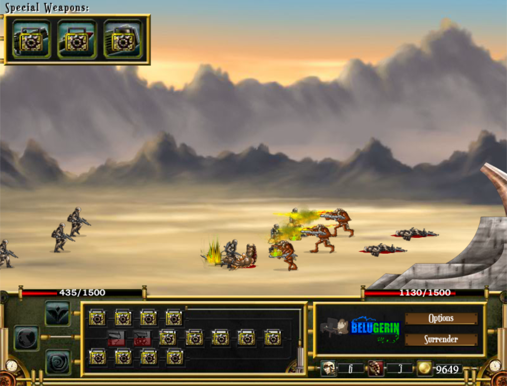 Humaliens Battle 2 - Play Online on Flash Museum 🕹️