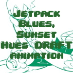 Jetpack Blues, Sunset Hues DRAFT ANIMATION - Play Online on Flash Museum 🕹️
