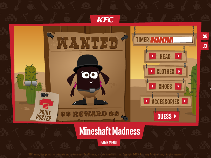 KFC Wild West - Play Online on Flash Museum 🕹️