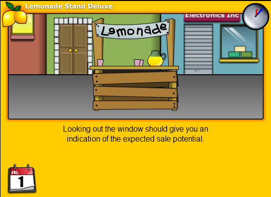 Lemonade Stand Deluxe - Play Online on Flash Museum 🕹️