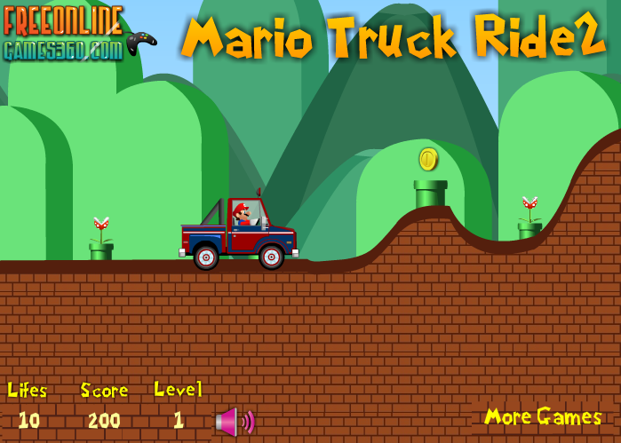 Mario Truck Ride 2 - Play Online on Flash Museum 🕹️
