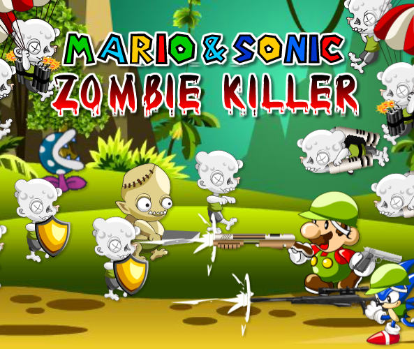 Mario & Sonic Zombie Killer - Play Online on Flash Museum 🕹️