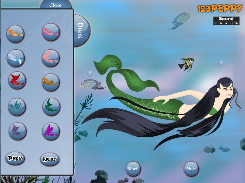 Mermaid Fairy Dress Up Game - Play Online on Flash Museum 🕹️