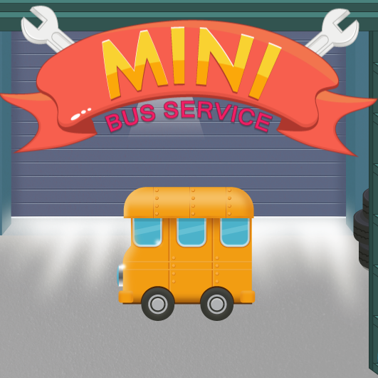 Mini Bus Service - Play Online on Flash Museum 🕹️