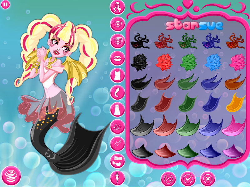 Monster High Great Scarrier Reef: Glowsome Ghoulfish Draculaura - Play ...