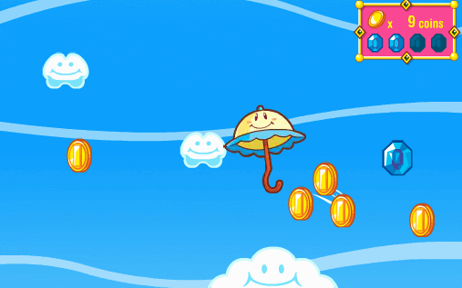 Parasol Fall - Play Online on Flash Museum 🕹️