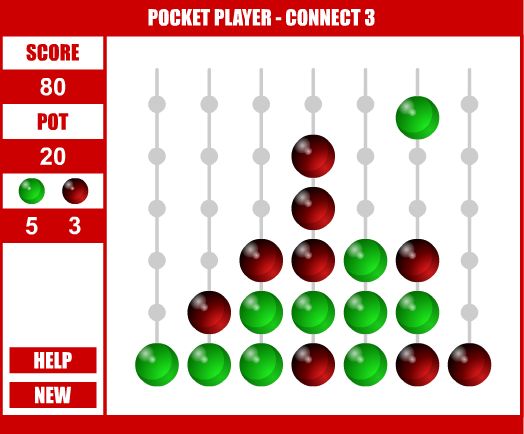 Pocket Player - Connect 3 - Play Online on Flash Museum 🕹️