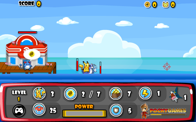 Pokémon Sea War - Play Online on Flash Museum 🕹️