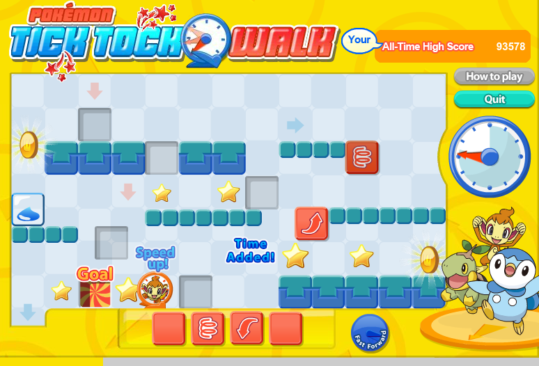 Pokemon Tick-Tock Walk! - Play Online on Flash Museum 🕹️