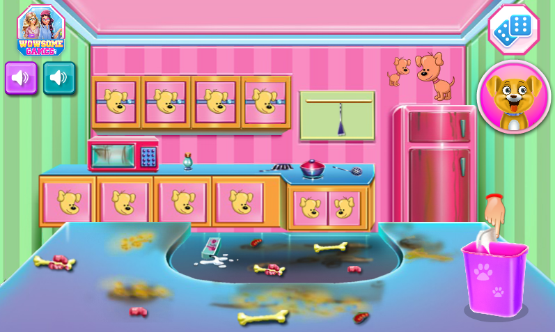 Puppy Home House Cleaning - Play Online on Flash Museum 🕹️