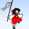 Reimu is flying! Click to increase miko miko power! - Play Online on ...