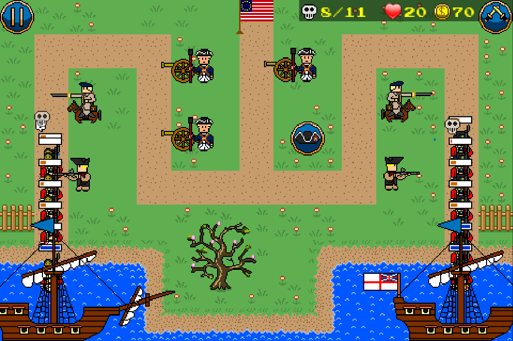 Revolutionary War TD - Play Online on Flash Museum 🕹️