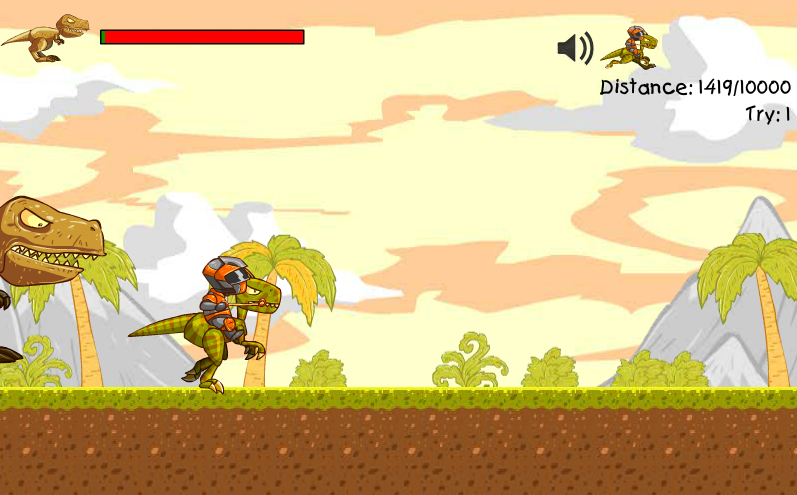 Run Raptor Rider - Play Online on Flash Museum 🕹️