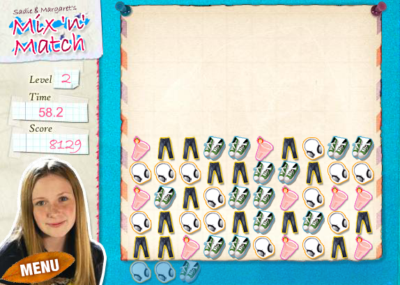 Sadie & Margaret's Mix 'n' Match - Play Online on Flash Museum 🕹️