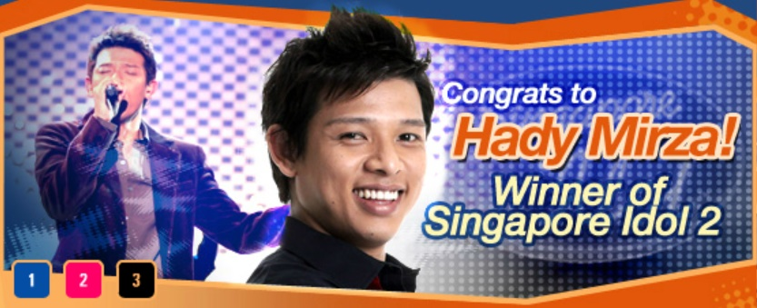 Singapore Idol Website 2007 Banner - Play Online on Flash Museum 🕹️