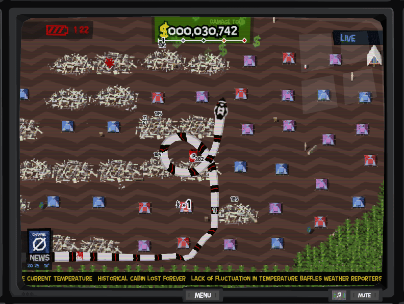 Snaaaake! - Play Online on Flash Museum 🕹️
