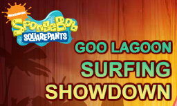 SpongeBob: Goo Lagoon Surfing Showdown - Play Online on Flash Museum 🕹️