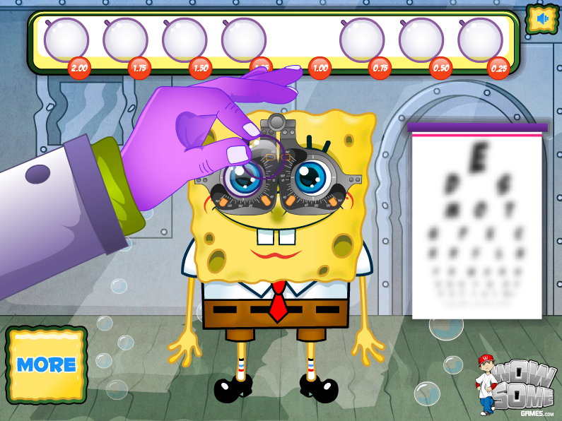 Spongebob Squarepants Eye Doctor - Play Online on Flash Museum 🕹️