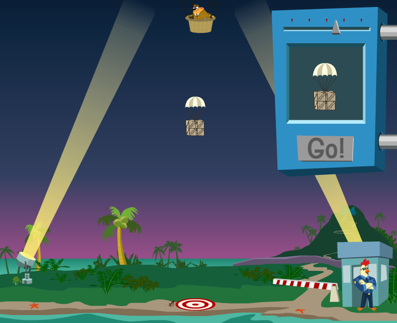 Spyhounds: Parachute Plunge! - Play Online on Flash Museum 🕹️