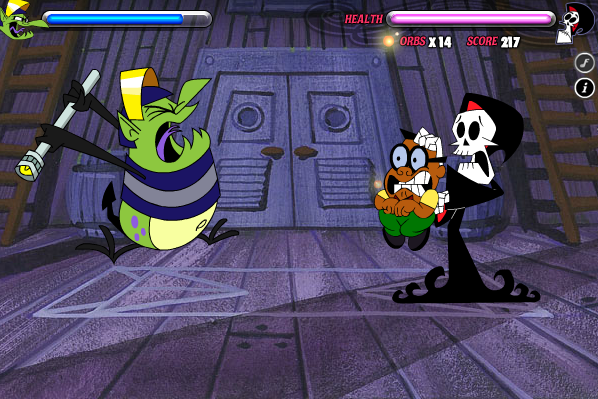 The Grim Adventures of Billy & Mandy - Grim's Downfall - Play Online on ...