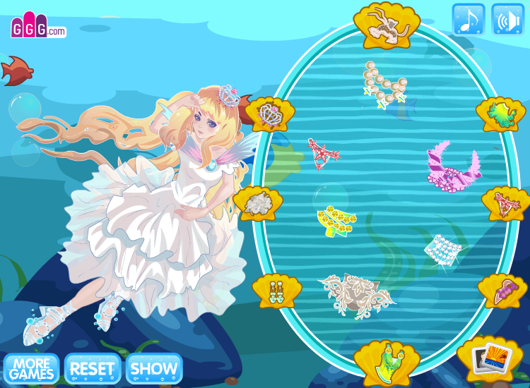 Underwater Princess - Play Online on Flash Museum 🕹️
