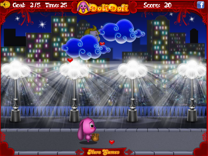 Valentine Hearts - Play Online on Flash Museum 🕹️