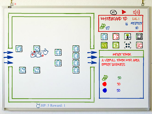 Whiteboard Tower Defense - Play Online on Flash Museum 🕹️