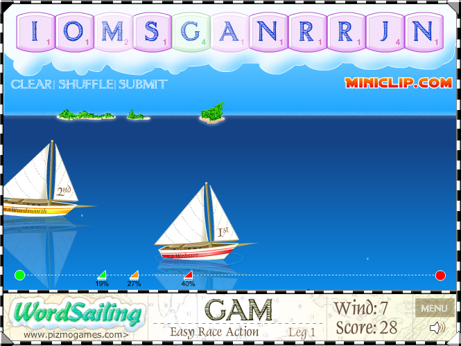 Word Sailing - Play Online on Flash Museum 🕹️